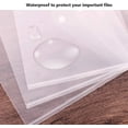 A4 Plastic Wallets Clear Folder Document Wallet Files Folders Plastic ...