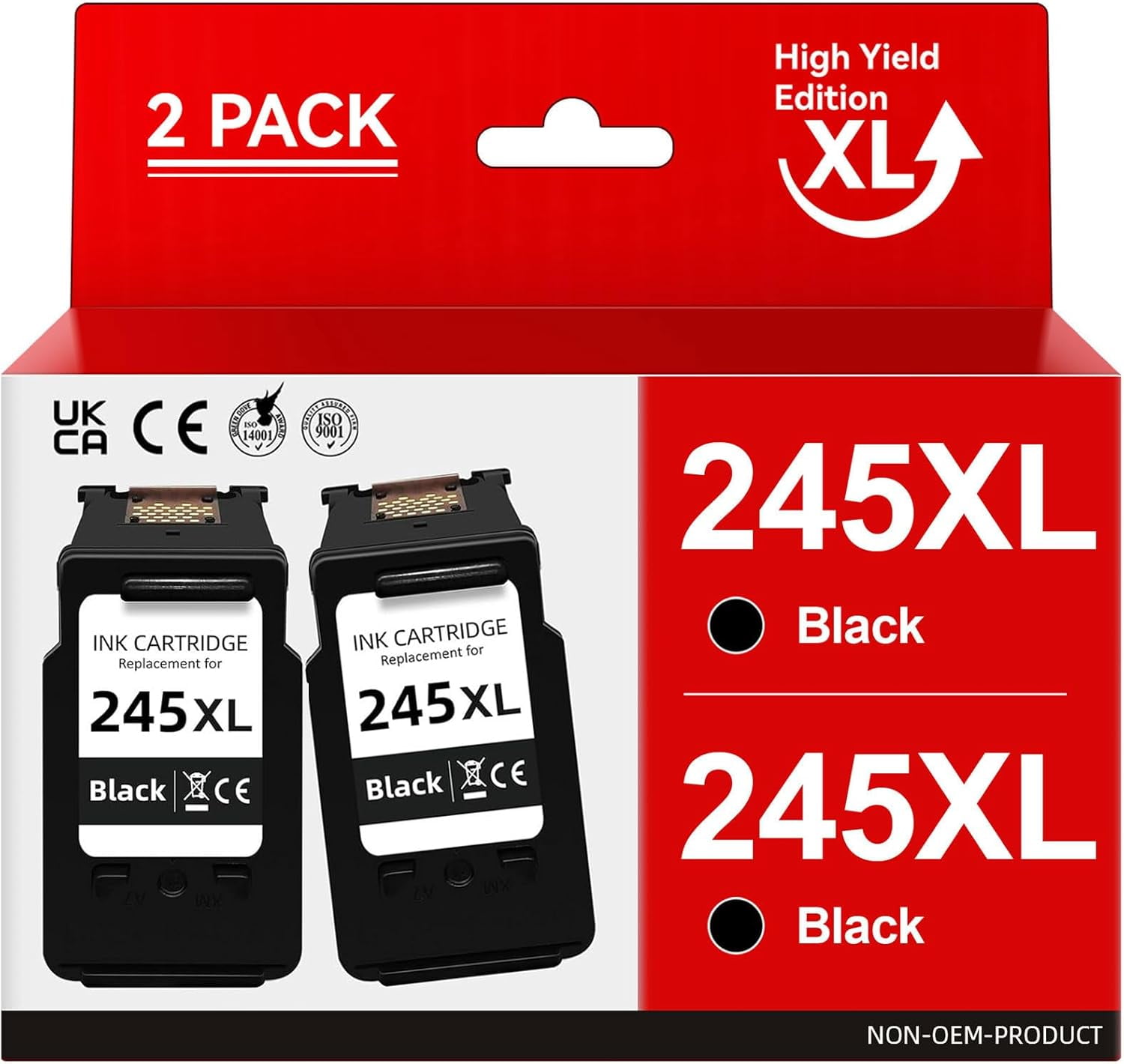 CANON PG-245XL Ink Cartridge, Black Pack of 2 (Neiber) - Walmart.ca