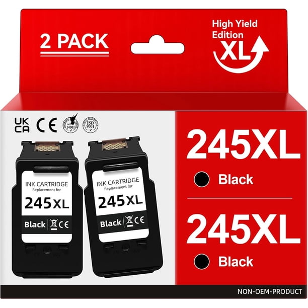 CANON PG-245XL Ink Cartridge, Black Pack of 2 (Neiber) - Walmart.ca