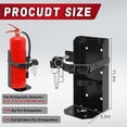 Heavy Duty Fire Extinguisher Bracket for 10lb Dry/5lb Co2 - Metal Wall ...