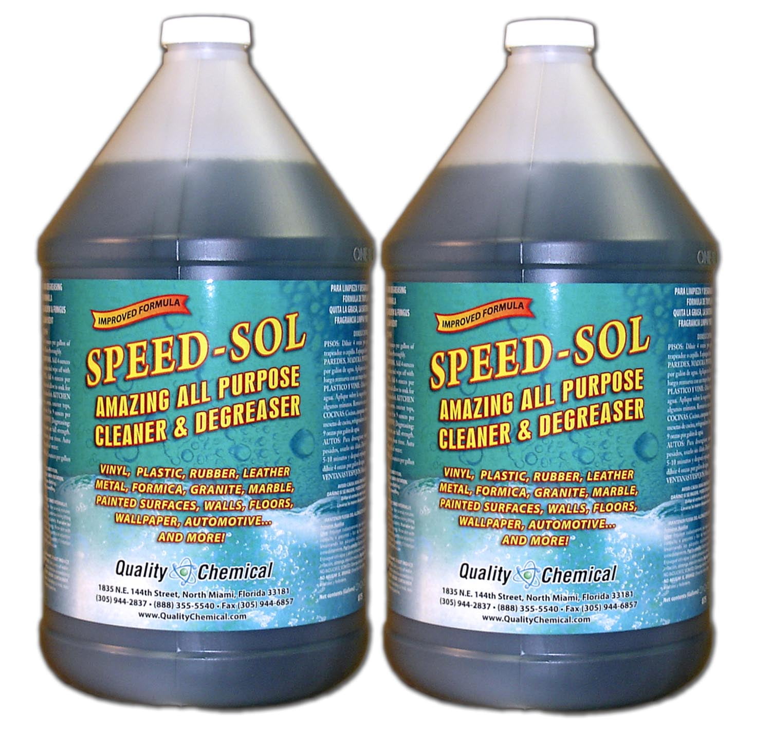 Speed Sol - heavy-duty, Concentrated Degreaser Cleaner - 2 gallon case ...