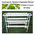 TECHTONGDA Hydroponic 54 Holes Site Grow Kit Double Side 6 Pipe ...