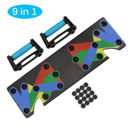 TiooDre 9 in 1 Push Up Table System Train Gym Fitness Exercise Stands ...
