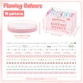 10 Rolls Washi Tape Set，Aesthetic Adhesive Decorative Tape, Colored ...