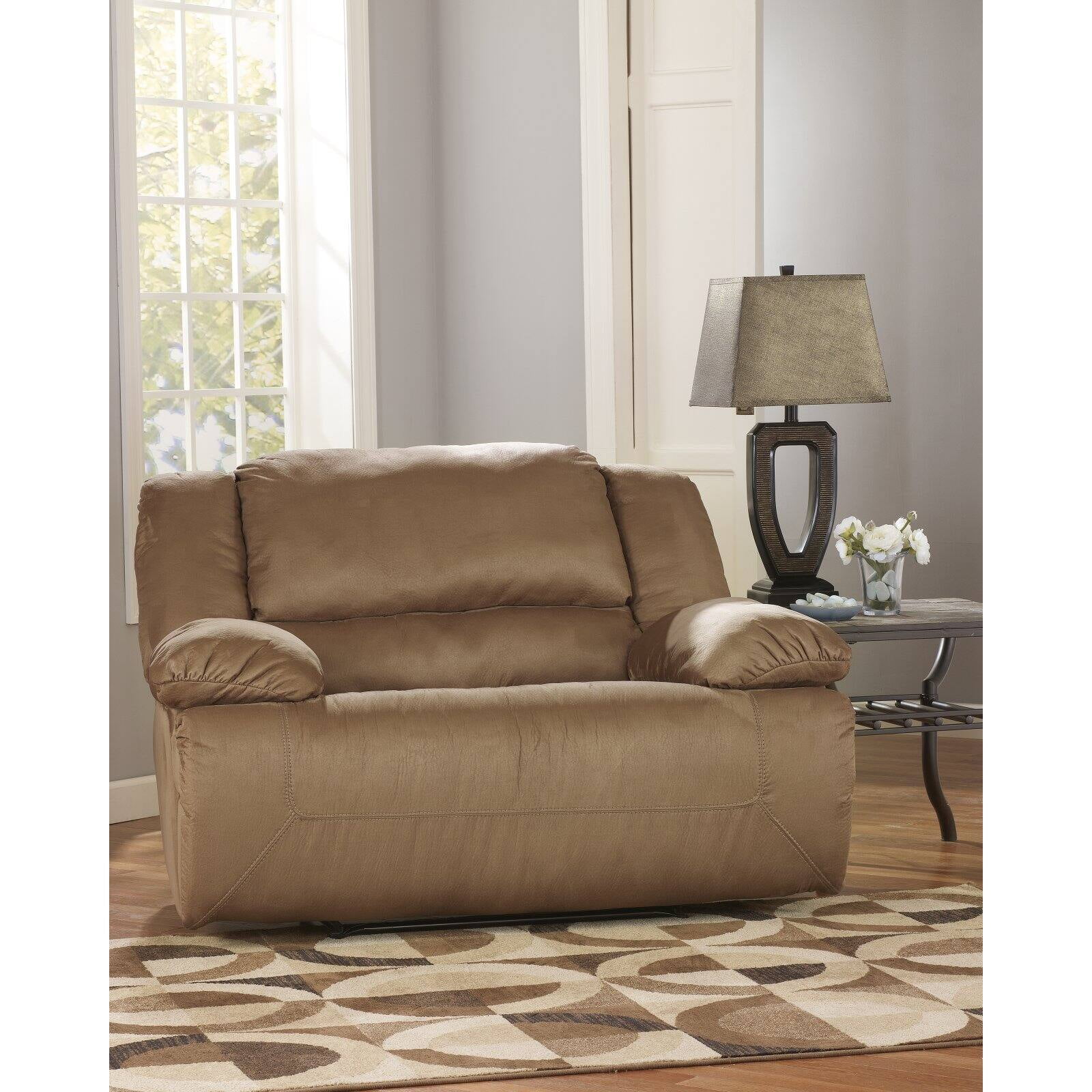 Ashley Hogan 2 Seat Reclining Sofa In Mocha | Baci Living Room