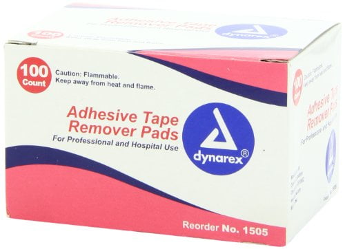 Dynarex Adhesive Tape Remover Pad 100 Each - Walmart.com
