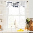 2025 Senior Tie Up Valance Curtains Graduation Season Navy Hat ...