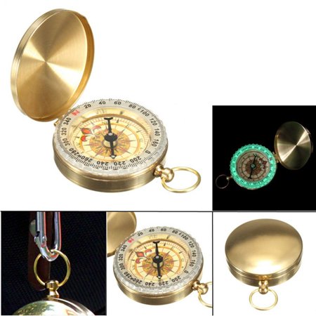 Traditional Design Brass Metal Pocket Watch Classic Style Compass ...
