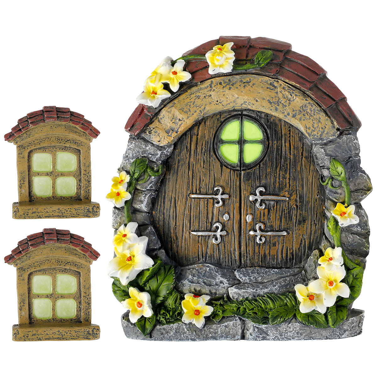 Hands DIY Window Door Statue Resin Weather-Resistant Gnome Door Fine ...