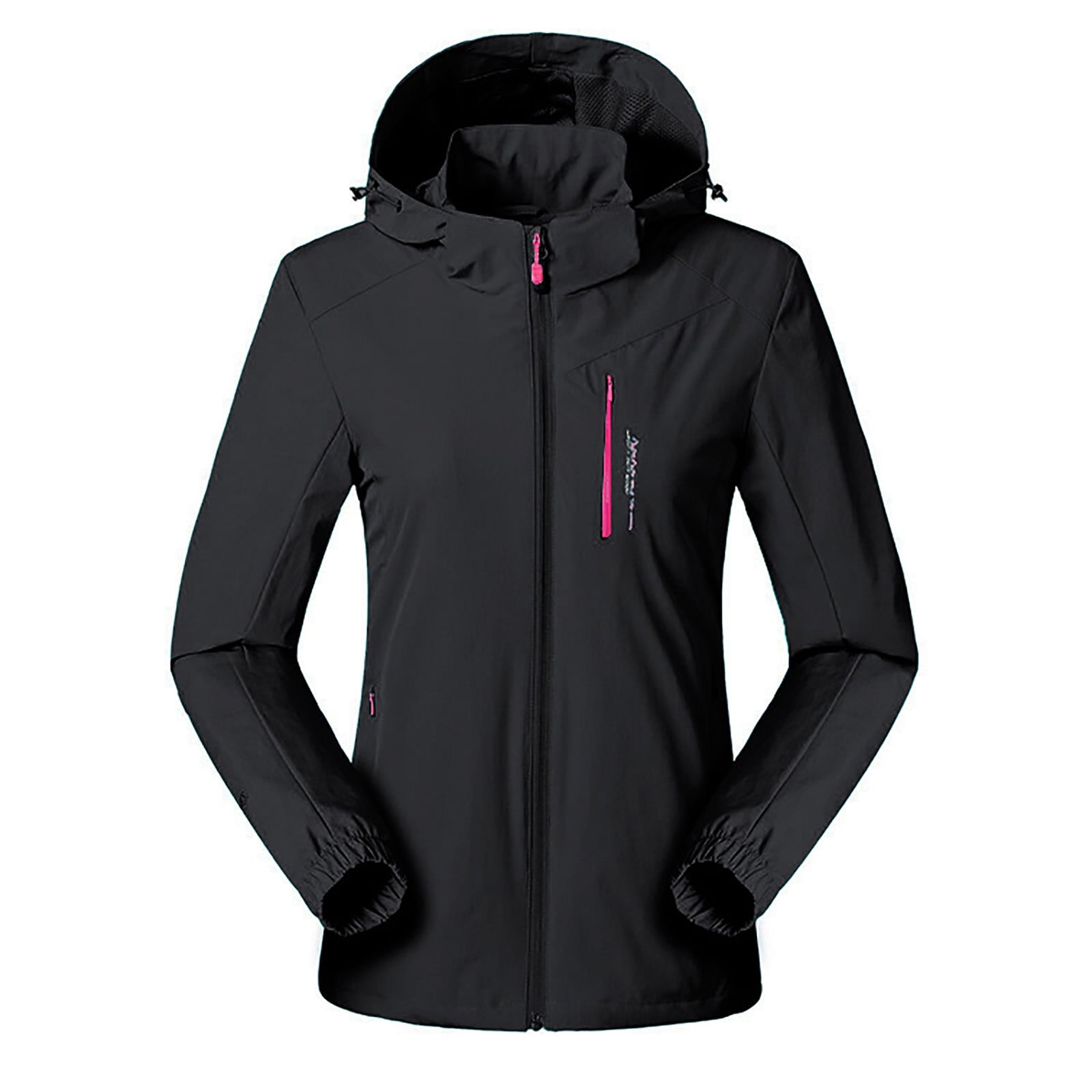 EGNMCR Womens Long Sleeve Jacket, Long Sleeve Hoodless Casual Outwear & Jackets Women's Outdoor ...