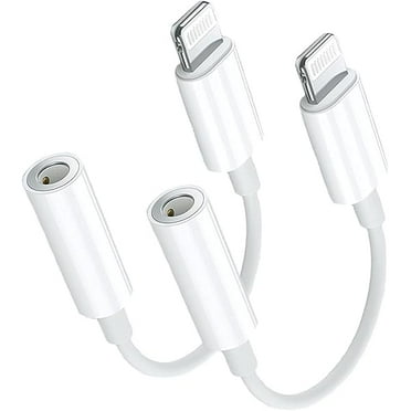 Dongle Lightning to 3.5mm Jack Headphone Adapter for iPhone, Lightning ...