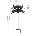 Bison Garden Hose Holder Vertical Standing Rack Outdoor Courtyard Patio ...