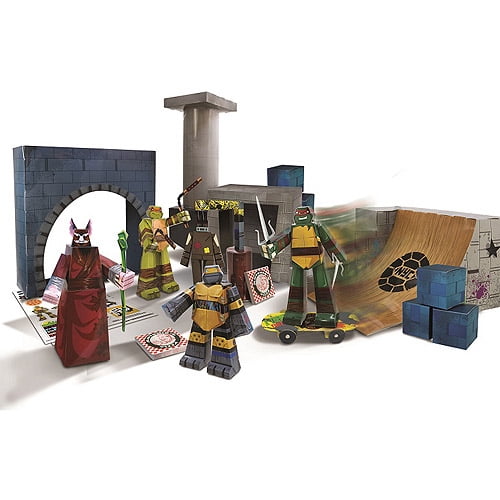 Nickelodeon Teenage Mutant Ninja Turtles Papercraft Deluxe Pack ...