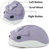 KUYHRF 2.4G Wireless Hamster Mouse, Silent, 1200DPI, USB Receiver, 3 ...