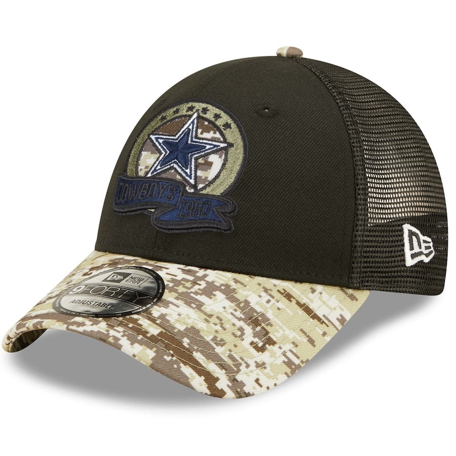 Click here for Dallas Cowboys Mens New Era Black/Camo 2022 Salute... prices