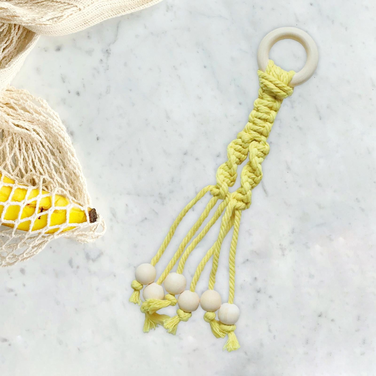 Boho Themed Cotton Rope Woven Hook, ing Fruit Hook Banana er ...