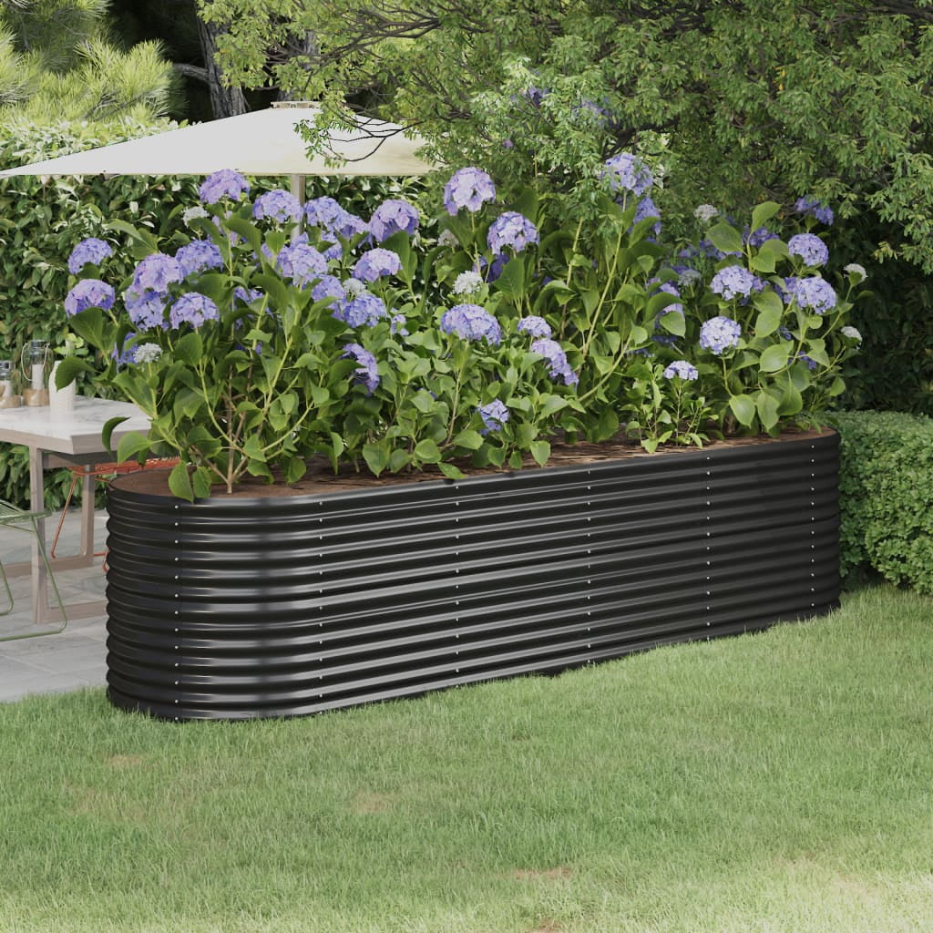 Click here for Vidaxl Garden Raised Bed Powder-Coated Steel 296x8... prices