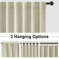 XWZO 100x84 Extra Wide Curtains for Sliding Glass Door, Room Divider ...