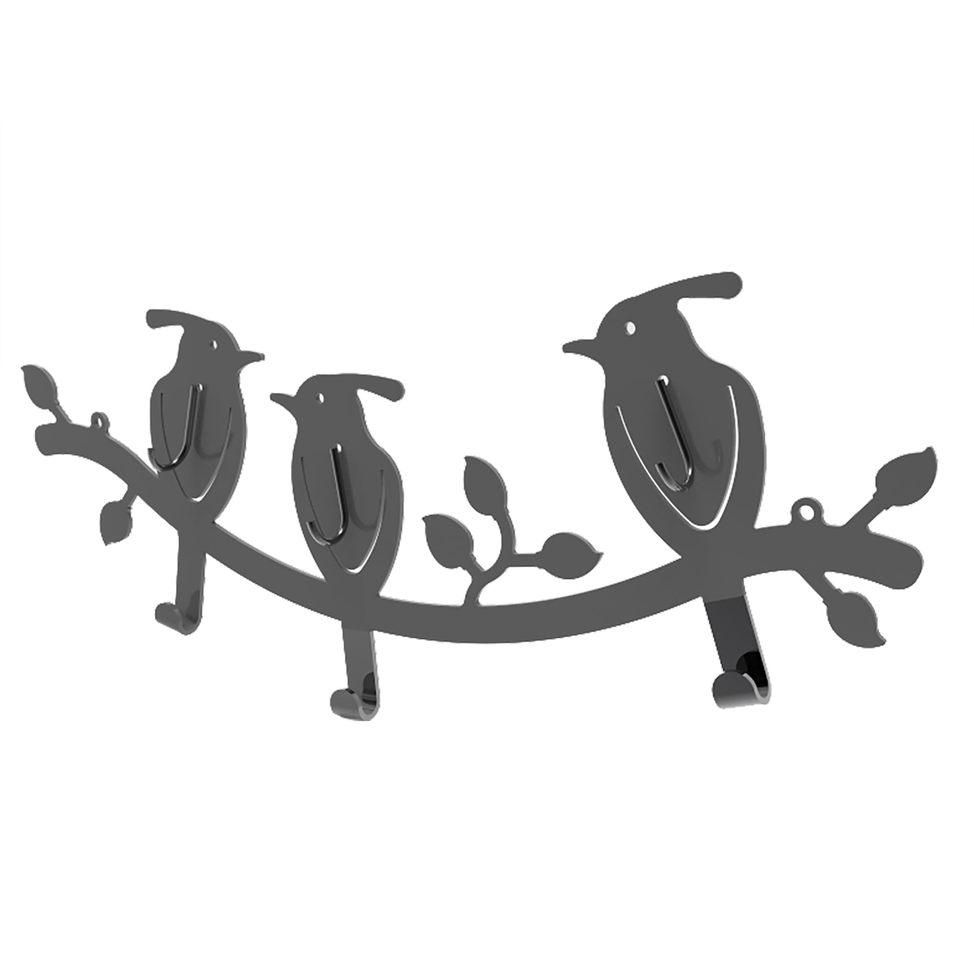 Click here for Fixturedisplays 6-Hook Bird-Design Black Wall Moun... prices