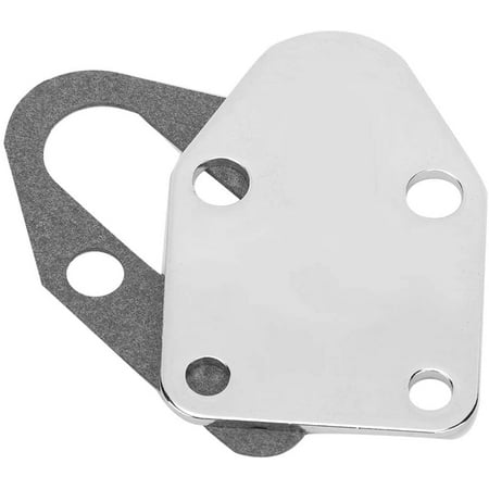 Fuel Pump Plate Chrome Mechanical Fuel Pump Mounting Plate Pad Cover ...