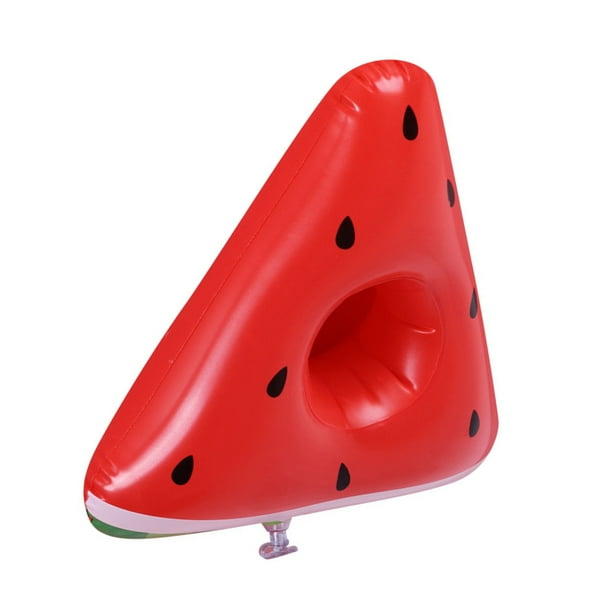 Inflatable Drink Holder, Fun Watermelon Pizza Shape PVC Pool Drink ...