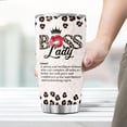 Boss Lady Definition Cup for Women, Leopard Print Lips Crown Design ...