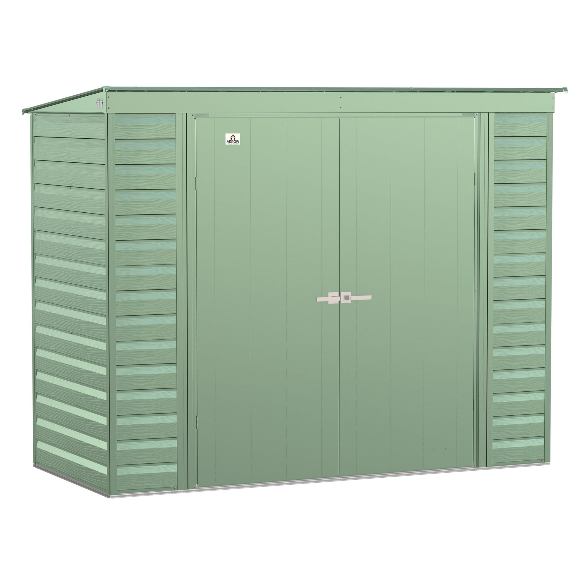 Click here for Arrow Select 8 X 4 X 6 Ft Green Shed 6 Ft prices