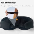 3D Wireless Sleeping Headphones Blindfold Soft Washable Bluetooth5.4 ...