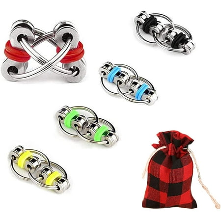 5 PCS Flippy Chain Toy Idle Hands Relieve Stress Reducer for Autism ...
