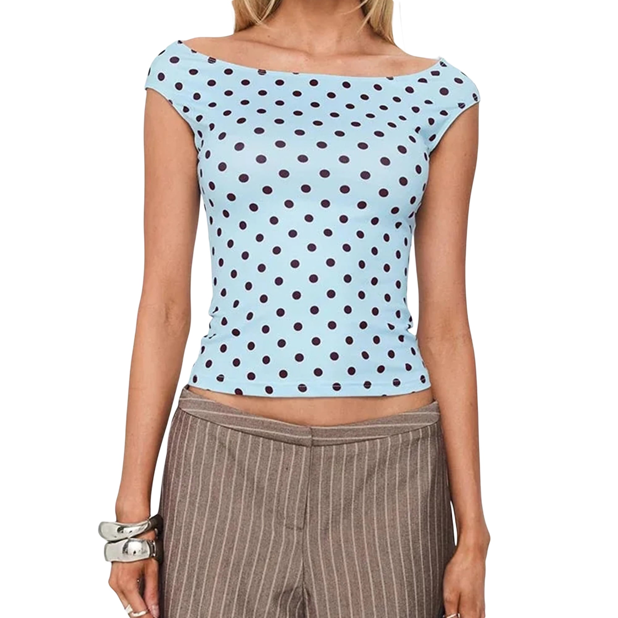Click here for Mialoley Womens Summer T Shirts Short Sleeve Crop... prices