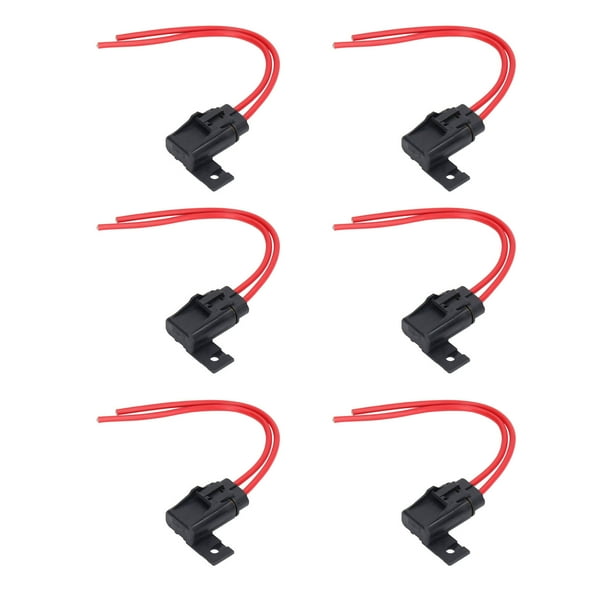 Blade Fuse Holder, 12AWG Electrical Conductivity Inline Fuse Holder ...