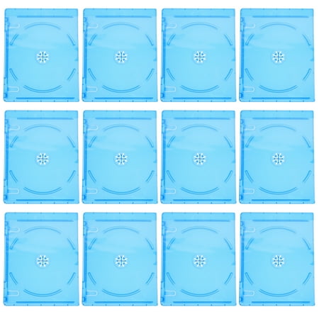 Plastic CD Case 12pcs Plastic CD Cases Lightweight Translucent Portable ...