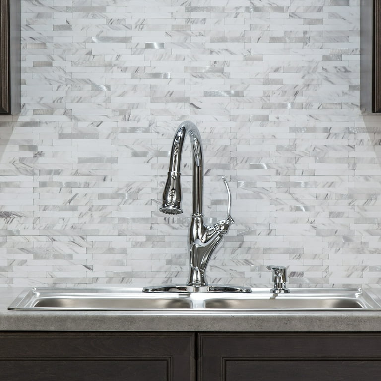 Carrara Marble Backsplash