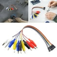 GJX Color End Alligator Clip Wire 20cm/30cm Alligator Clips Test Leads ...