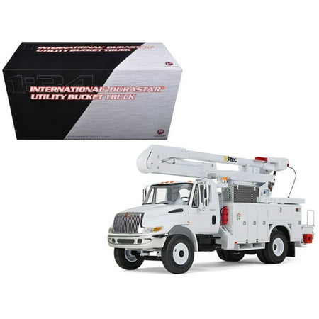 International Durastar Utility Bucket Truck 1-34 Diecast Model by First ...