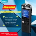 D100 16GB Professional Dictaphone Voice-Activated Mini Digital Sound ...