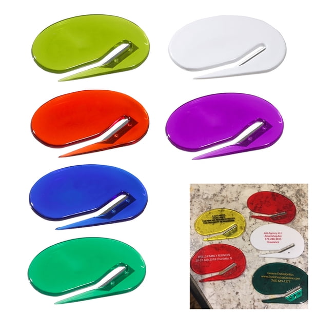 6PC Universal Letter Openers Hand Envelope Mail Flat Slitter Concealed ...