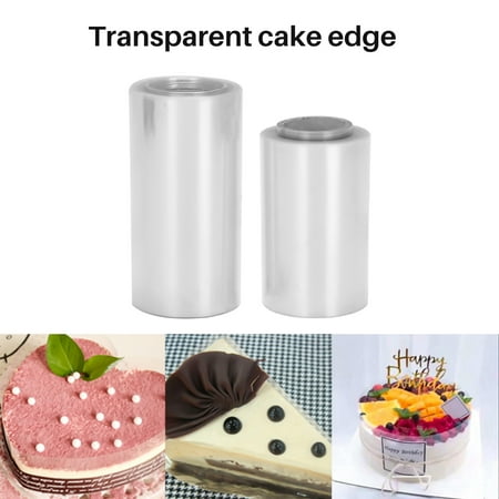 4Pcs 8/10cm Cake Mold Film Transparent Cake Rolls Mousse Cake Acetate ...