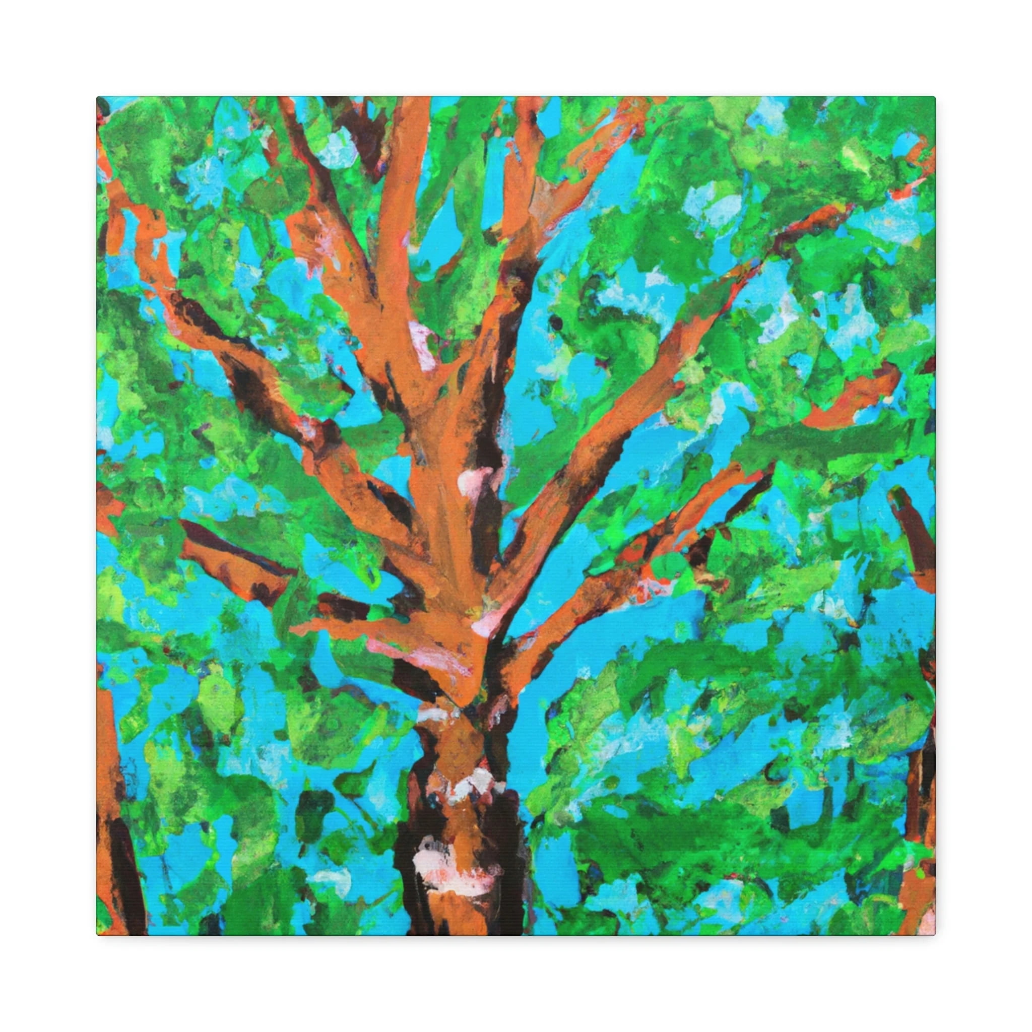 Beech Tree Expressionism - Canvas - Walmart.com