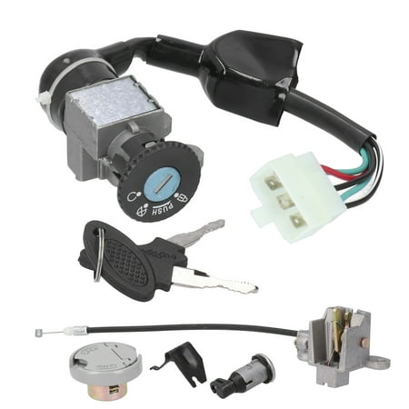 Ignition Switch Scooter Ignition Switch Fuel Gas Ignition Lock Key Set ...
