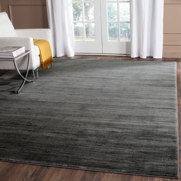 SAFAVIEH Vision Adrasteia Overdyed Solid Area Rug, Grey, 11' x 15 ...