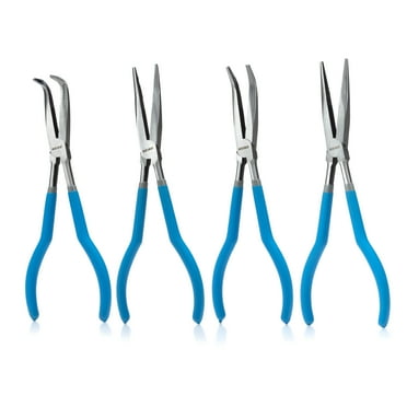11 in. Tools Long Reach Plier, Degree Offset Nose - Walmart.com