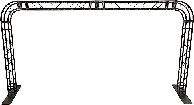 BLACK TRUSS ROUNDED ARCH KIT 16.5 FT Width 8.7 Ft Height Mobile ...