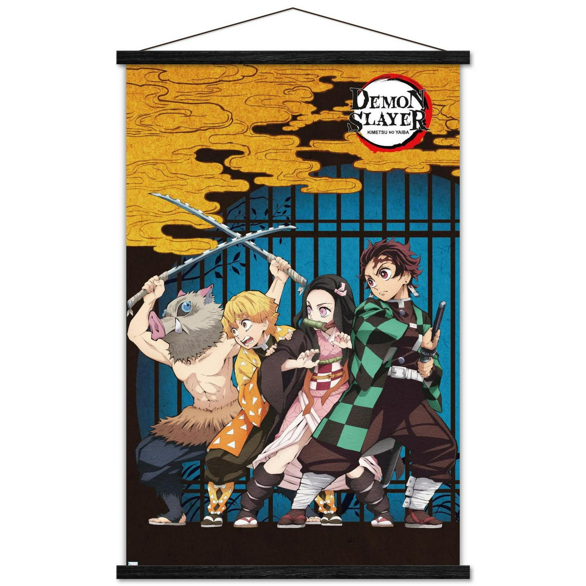 Click here for Demon Slayer - Group Art 22.375 X 34 Wall Poster W... prices