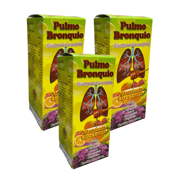 Pack 3 Jarabe Pulmo Bronquio 250 Ml El Bonsay multicolor | Walmart en línea