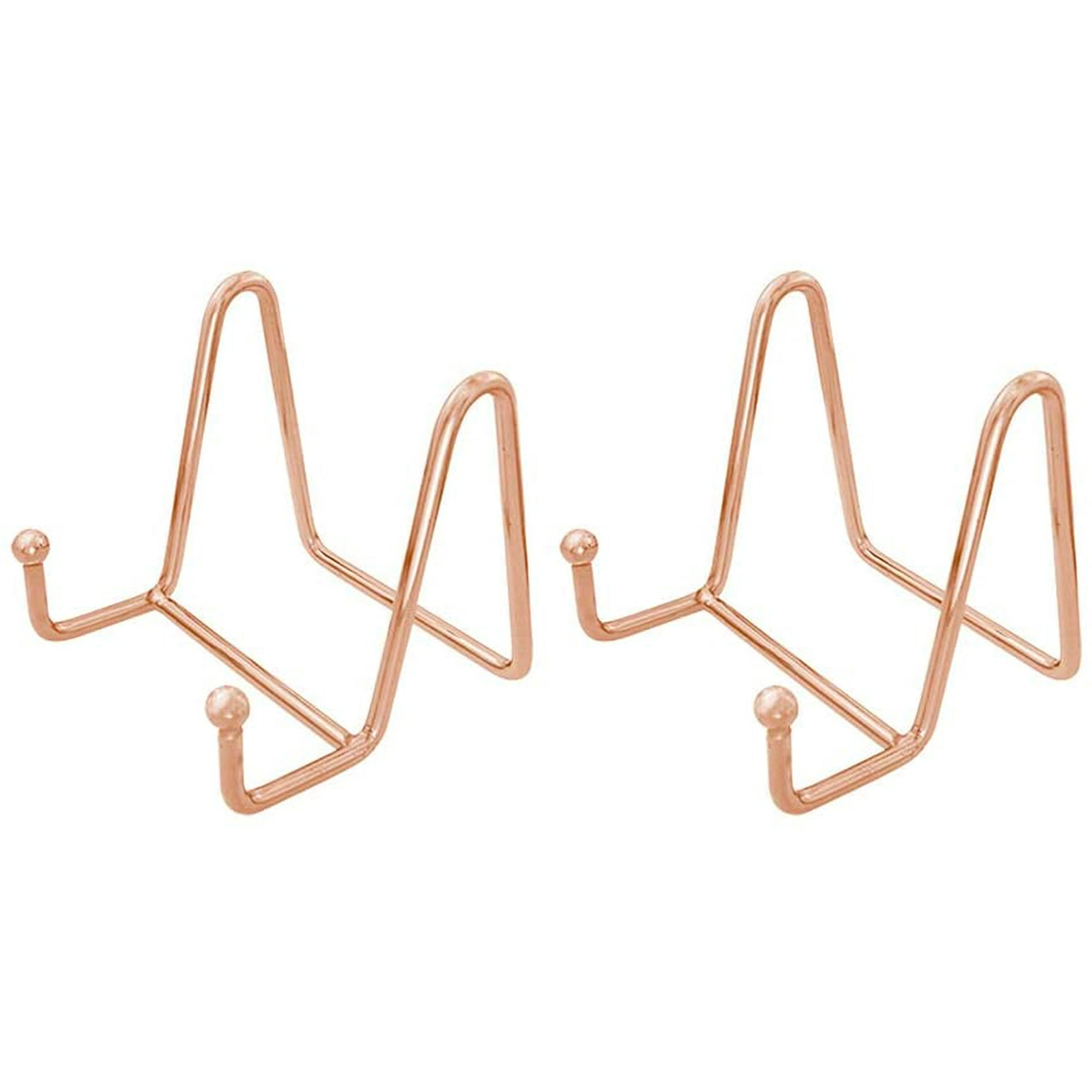 Click here for Lucoss Rose Glod Decorative Plate Stand Holder Pic... prices