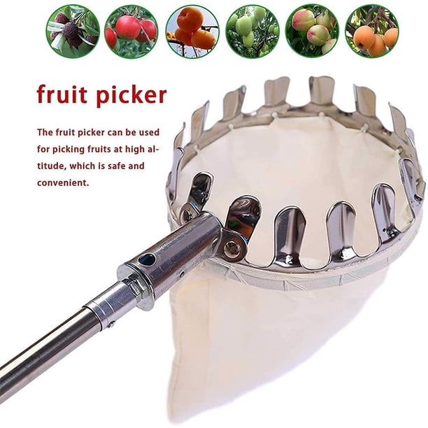 1 Uds herramientas hortícolas: recolector de frutas de gran altitud ...