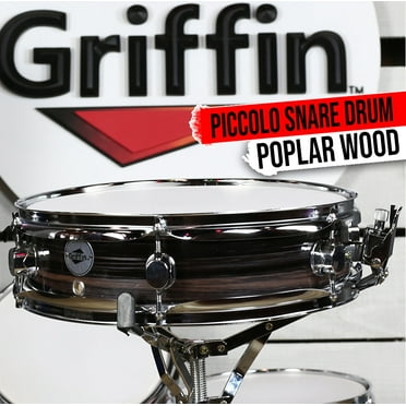 Snare Drum Kit by Griffin Includes Snare Stand, 2 Pairs of Maple Drum ...