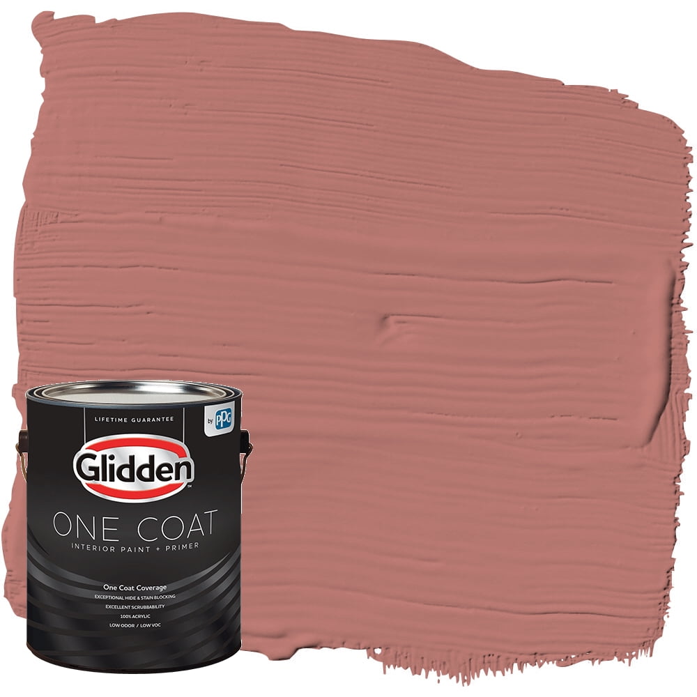 Glidden One Coat Interior Paint and Primer, Earth Rose / Beige, 1 ...
