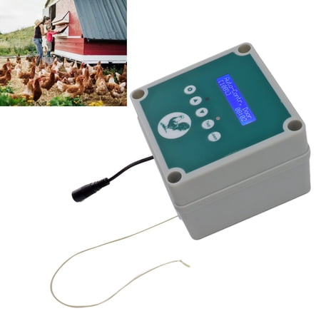 Chicken Coop Actuator Motor, Light Sensing Auto Chicken Door Opener ...